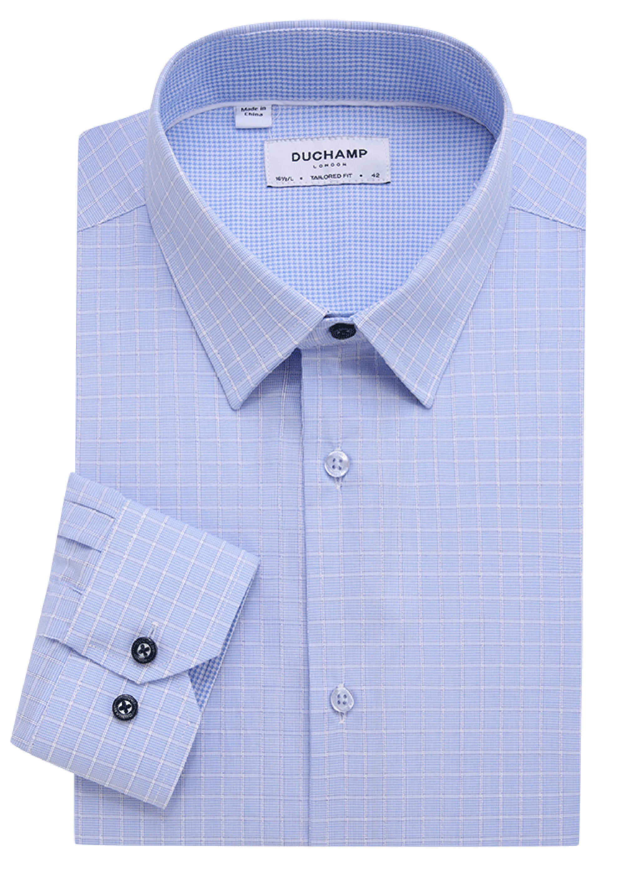Duchamp London Checked Dress Shirt – SHOP ROFFE