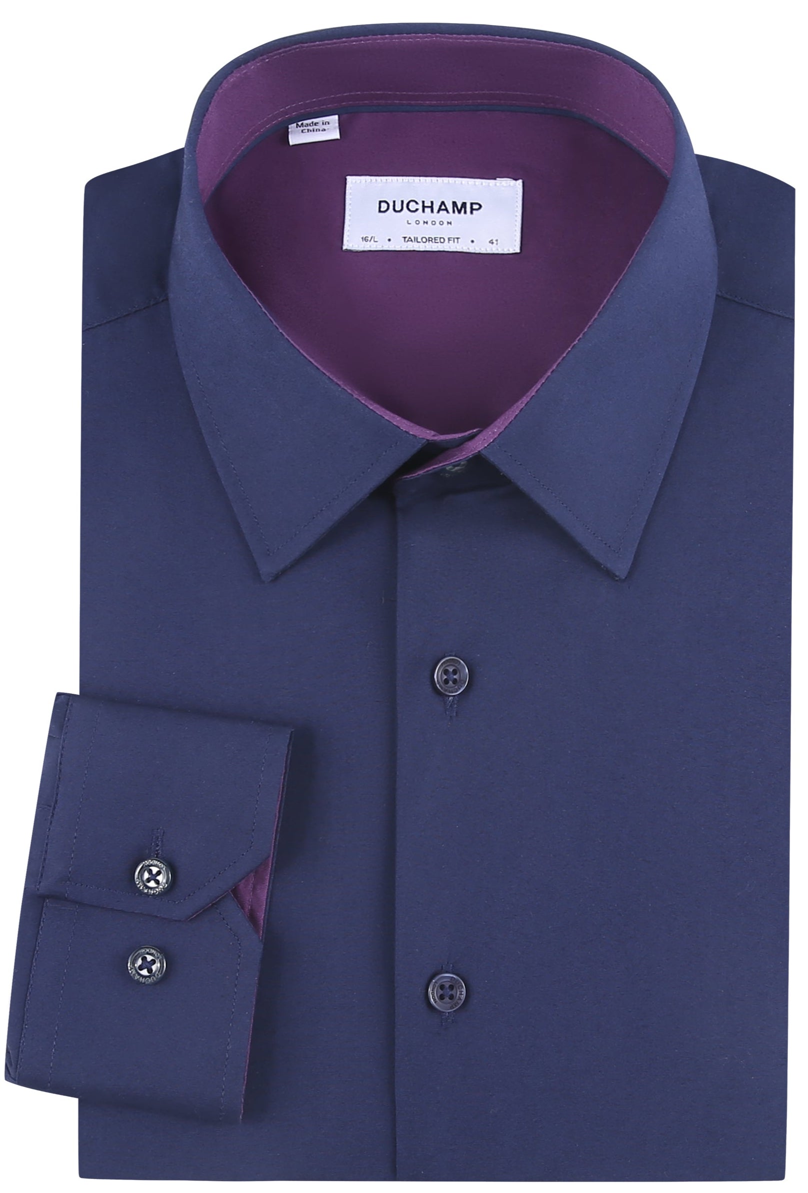 Duchamp London Solid Dress Shirt – SHOP ROFFE