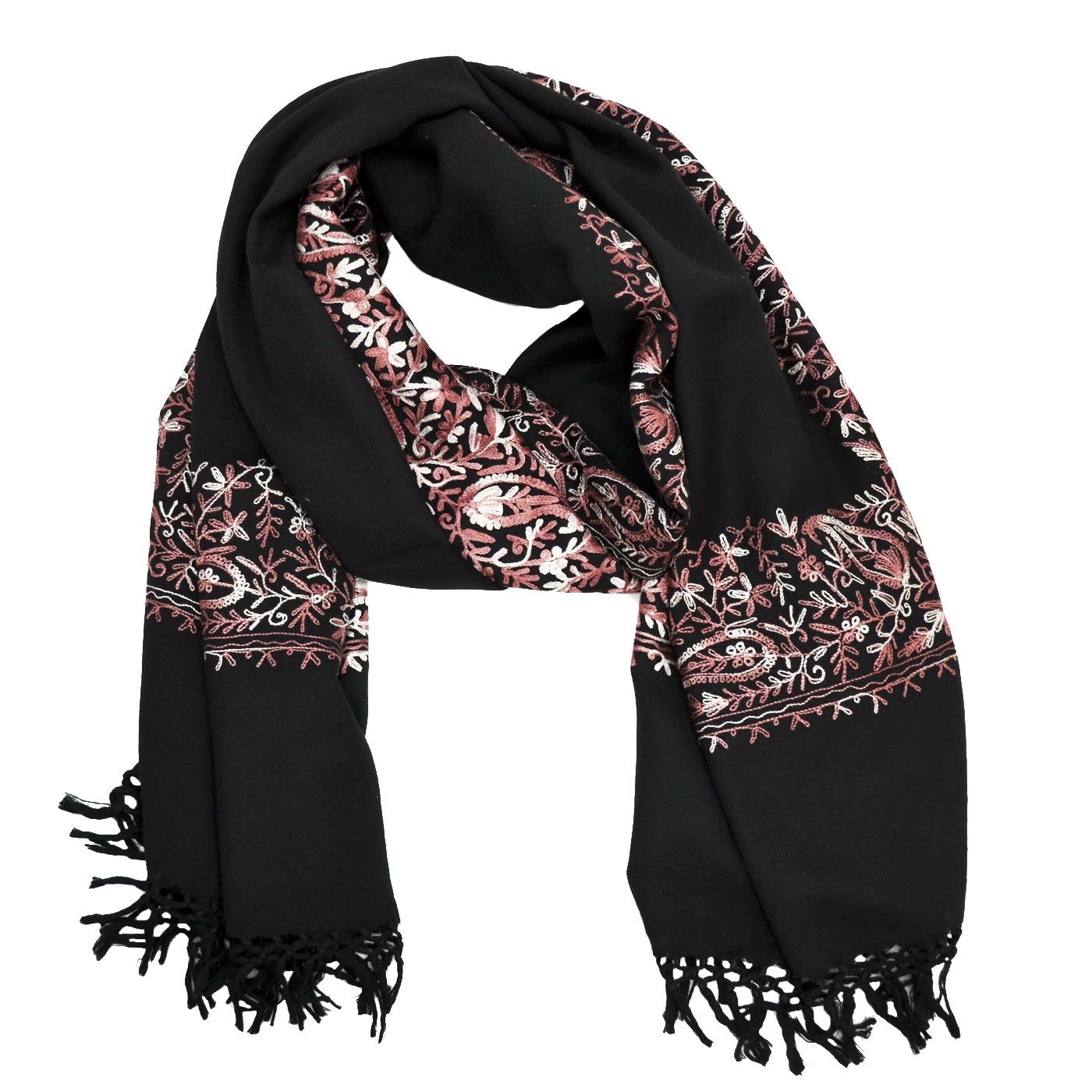 Penny Wool Embroidered Scarf – SHOP ROFFE