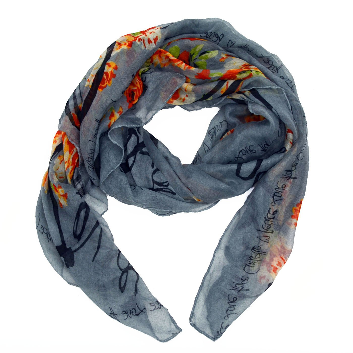 Lacey Romantic Print Scarf – SHOP ROFFE