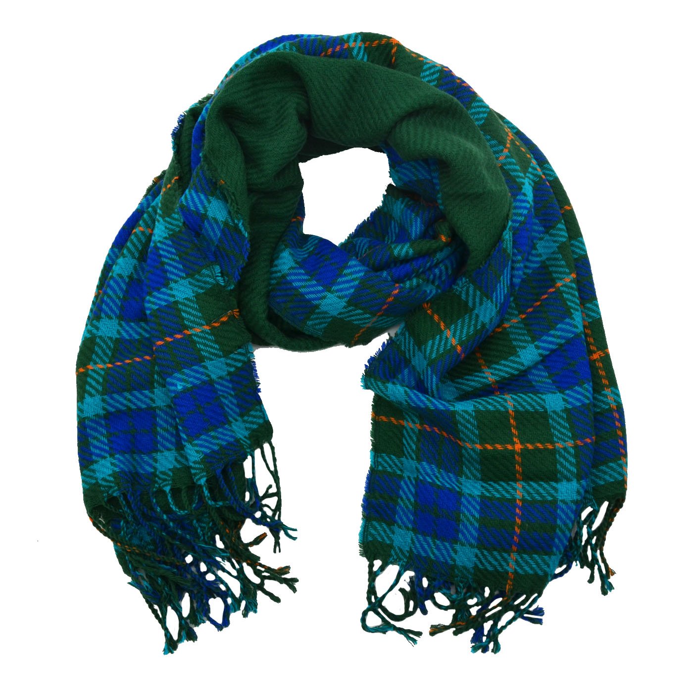 Britney Plaid Reversible Scarf with Trim – SHOP ROFFE