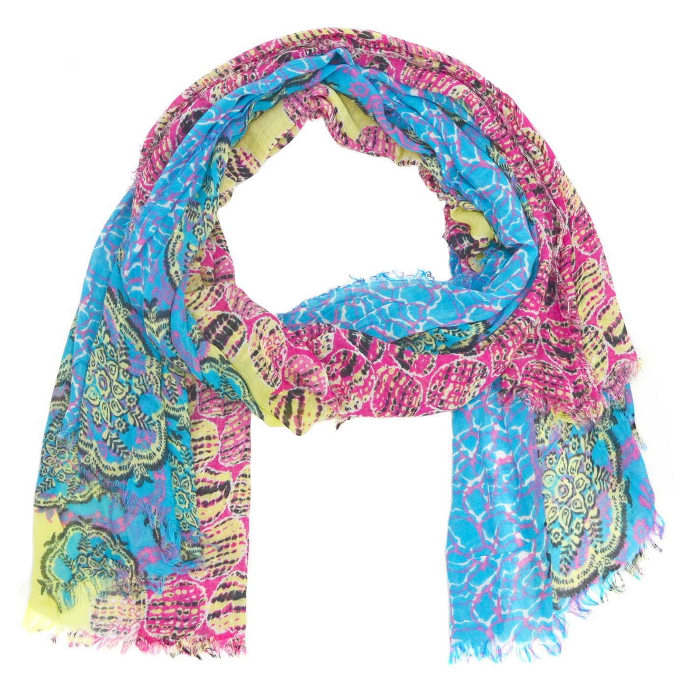 Meg Print Motif Scarf – SHOP ROFFE