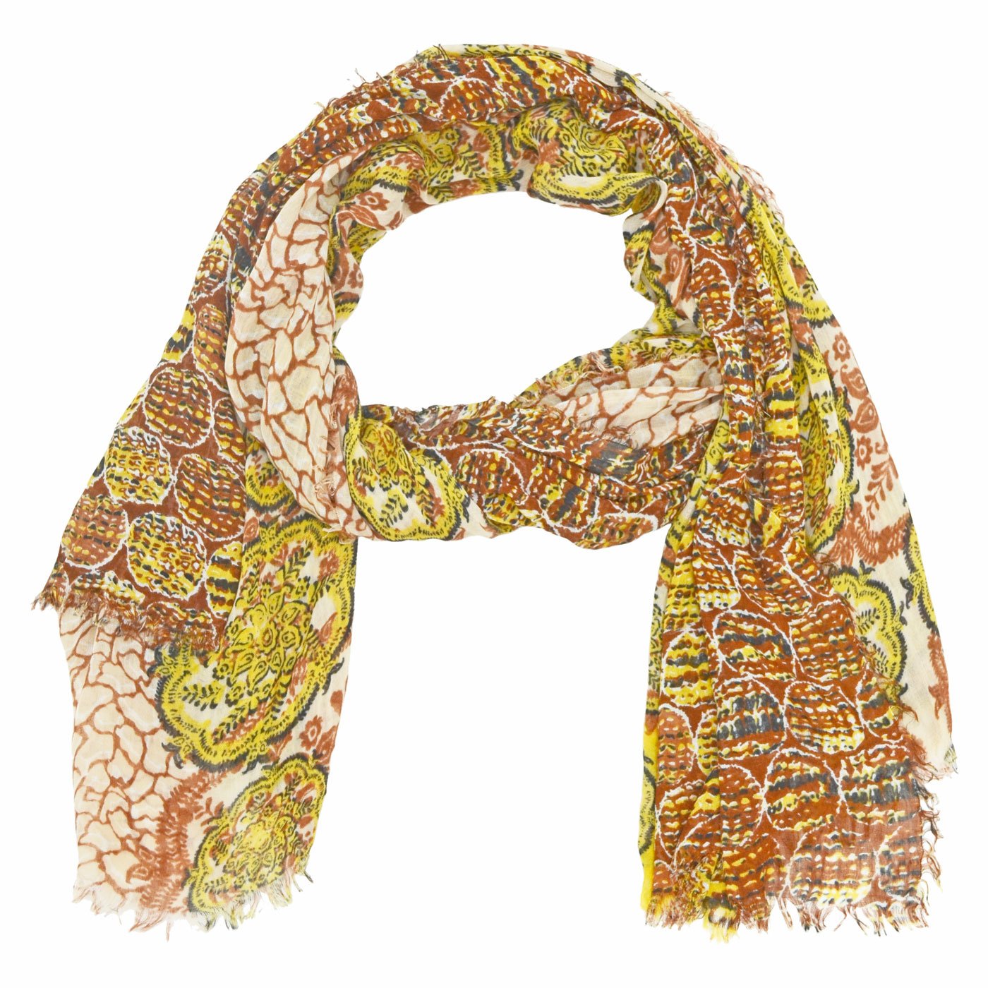 Meg Print Motif Scarf – SHOP ROFFE