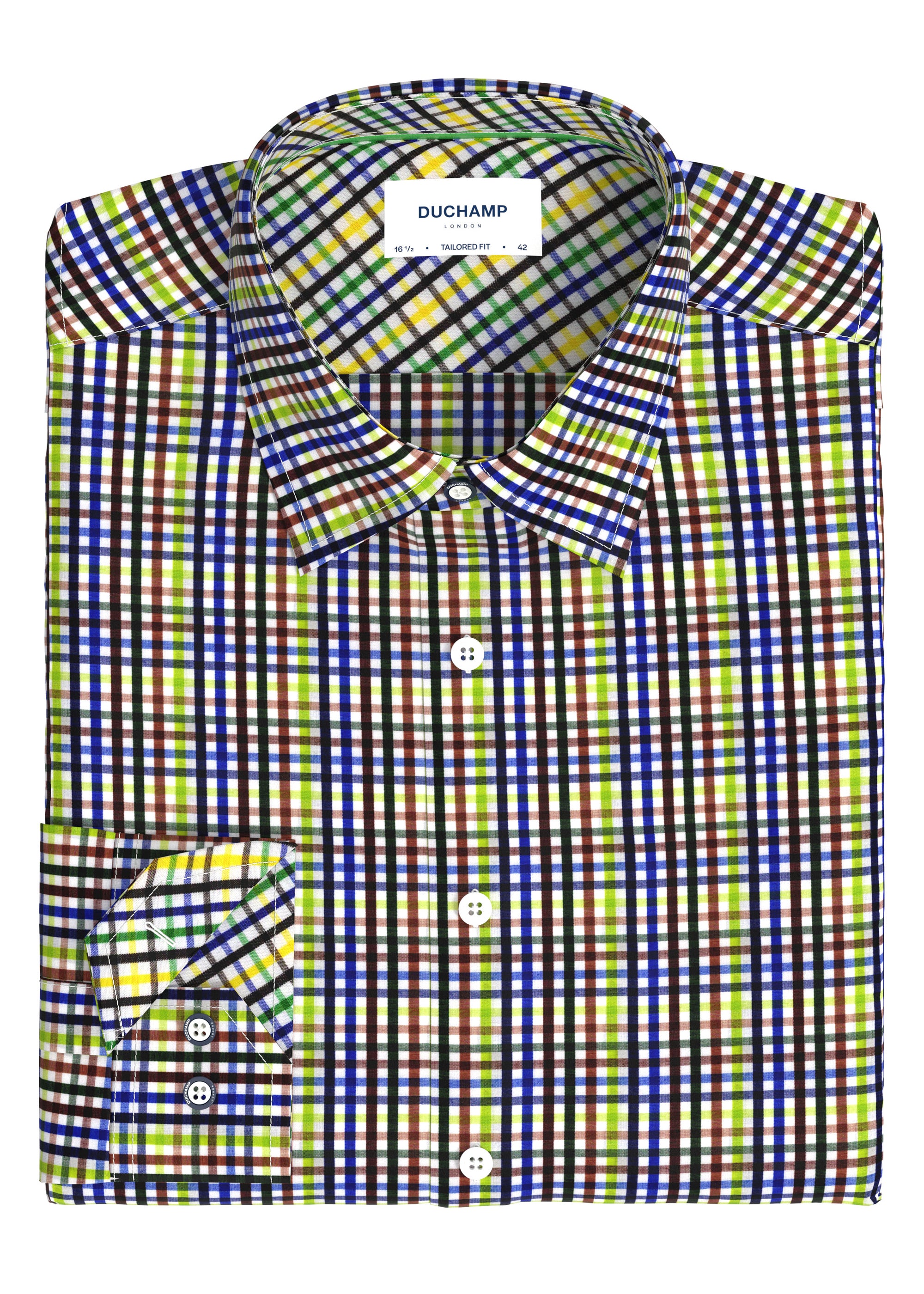 Duchamp London Plaid Dress Shirt – SHOP ROFFE
