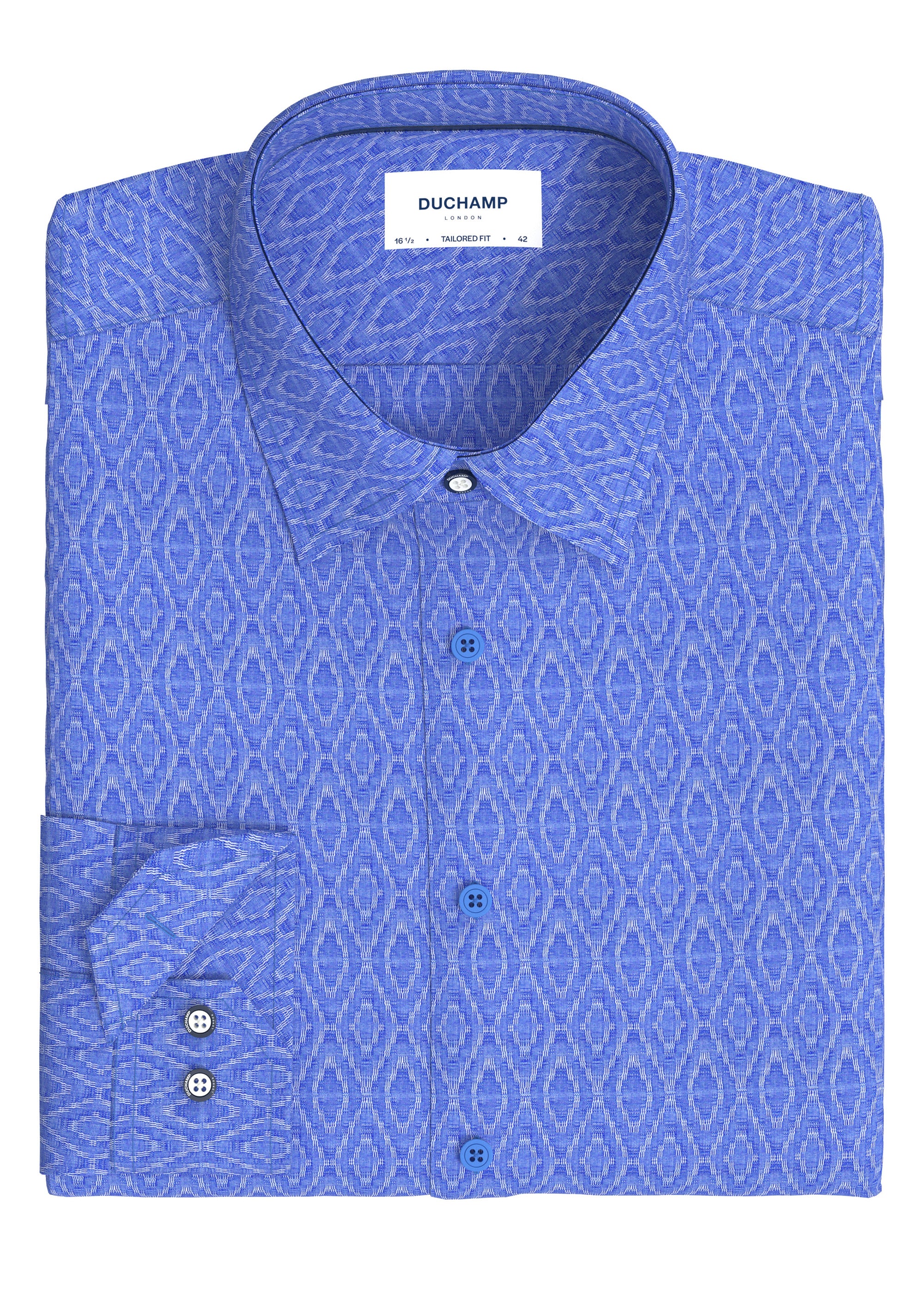 Duchamp London Woven Diamond Dress Shirt – SHOP ROFFE